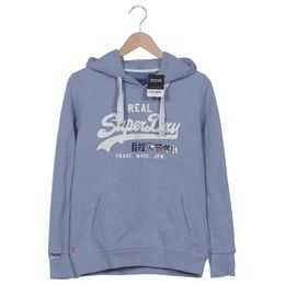 Superdry Damen Kapuzenpullover, hellblau, Gr. 38