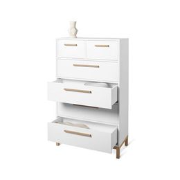 Tchibo Highboard »Eklund« mit Schubladen - Braun - Holz