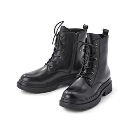 Tchibo Leder-Boots - Schwarz - Gr.: 42