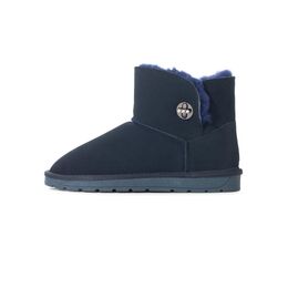 Gooce Snowboots 'Becci' Damen Gr&ouml;&szlig;e 39 navy / hellblau Winterschuhe