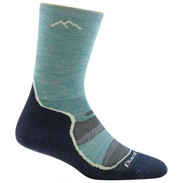 Darn Tough - Women's Light Hiker Micro Crew Light with Cushion - Wandersocken Unisex L | EU 41-43 türkis