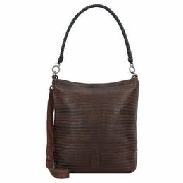 FREDsBRUDER Enna Schultertasche Leder 32.5 cm dark-chocolate