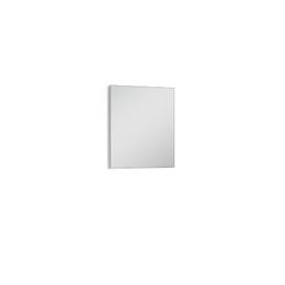 ByLiving Wand-Spiegel JAKOB / Kante in Weiß / 60 x 70 cm / Zeitloser Hänge-Spiegel / Garderoben-Set / Flur / Badezimmer-Möbel / Moderner Designer