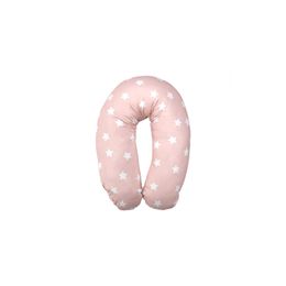 Lorelli Stillkissen Schwangerschaftskissen Sterne 190 cm 100% Baumwolle pink