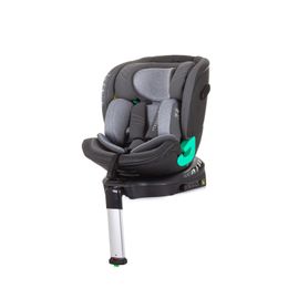 Chipolino Kindersitz i-Size Max Safe (40 - 150 cm) Stützbein Isofix 360° drehbar grau