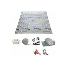 HEIMA-PRESS 110 m² Fußbodenheizung-Set - Tackersystem Dämmstärke 35-3 mm - pe-rt 5-Schichtrohr 16 x 2 mm