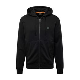 BOSS Zip-Up Hoodie 'Zetalky' male Black size XXXL