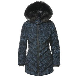 Koroshi Between-Season Jacket female Blue size XL