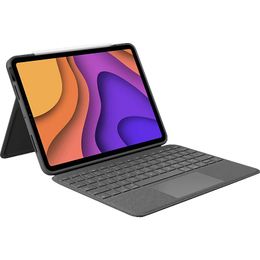 Logitech Folio Touch mit Trackpad und Smart Connector für iPad Air (4. Generation) Keyboard Case Oxford Grey