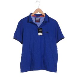 Superdry Herren Poloshirt, blau, Gr. 56