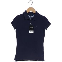 Tommy Hilfiger Damen Poloshirt, marineblau, Gr. 34
