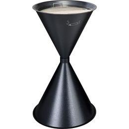 Var Kegelascher aus Metall, Stahlblech, pulverbeschichtet, granit, ab 2 Stk