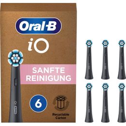 Oral-B Aufsteckbürste iO, sanfte Reinigung, schwarz