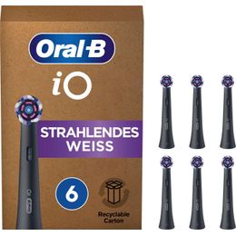 Oral-B Aufsteckbürsten iO Strahlendes Weiss, iO Technologie, schwarz