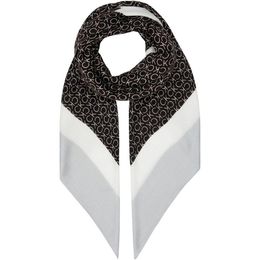 Calvin Klein Schal, mit Monogramm-Print, schwarz