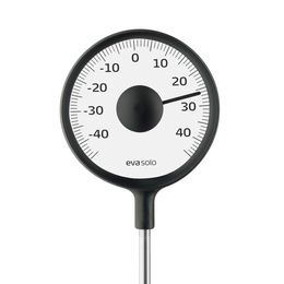 Eva Solo - Außenthermometer (Mechanisch), Ø 11 cm, schwarz (mit Stab)