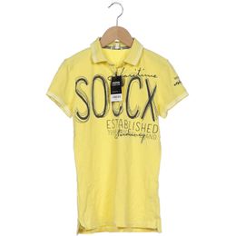 SOCCX Damen Poloshirt, gelb