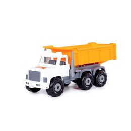 Polesie Spielzeug LKW, Kipper 96241 Ladefl&auml;che, Pritschenwagen, Kippfunktion orange