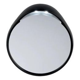 Tweezerman - Vergrößerungsspiegel - Tweezermate Mit Led-beleuchtung - mirror Tweezermate 10x Round Black