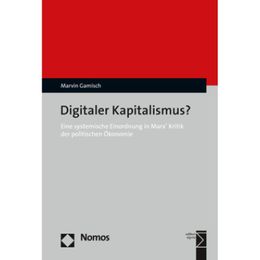 Nomos Digitaler Kapitalismus? - Marvin Gamisch, Kartoniert (TB)