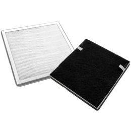 TRADESHOP 3in1 Ersatz-Filter Set: Vorfilter + Kombifilter (hepa + Aktivkohle) für Beurer lr 200 lr 210 Luftreiniger ersetzt 660.04 - Trade-shop