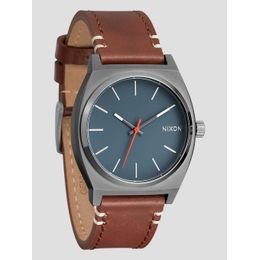 Nixon Time Teller Leather Uhr sienna