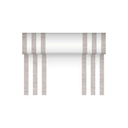Papstar Tischläufer Tischläufer PV-Tissue Mix ROYAL Collection 24 m x 40 cm grau Lines