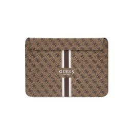 Guess Laptop-Hülle Guess PU 4G Printed Stripes Computer Sleeve 16" Braun Schutzhülle