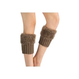 Daisred Beinlinge Stulpen Damen Beinwärmer Stulpensocken