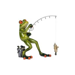formano Tierfigur Frosch Figur "Angler" I ca. 18cm