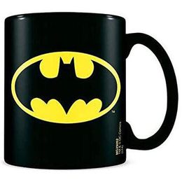 Batman Logo Tasse schwarz gelb