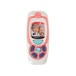 Moni Musikspielzeug Babytelefon K999-72G Tasten, Melodien, blinkende Lichter rosa