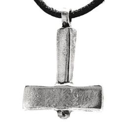 Kiss of Leather Kettenanhänger Thorshammer Silber 925 Anhänger Thor Thors Hammer Mjollnir