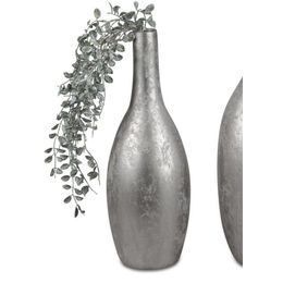 formano Dekovase Vintage, Silber H:42cm D:15cm Keramik