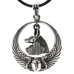 Kiss of Leather Kettenanhänger Anubis 925 Sterling Silber Schakal Hundekopf Ägypten Ägyptisch