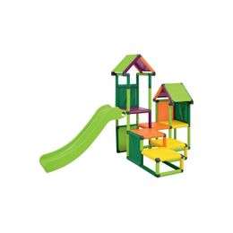 move and stic Spielcenter GESA Klettergerüst für Kleinkinder mit Rutsche für In- und Outdoor