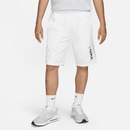 Nike Sportswear Hybrid Herrenshorts aus French Terry - Weiß