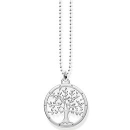 Thomas Sabo Kette mit Anhänger Tree of Love/Lebensbaum, KE1660-001-21-L45V, silberfarben