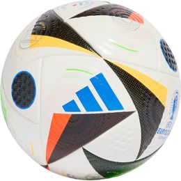 Adidas Fußball "EURO24 PRO", nahtlos, offizieller EM-Ligaball, weiß, 5