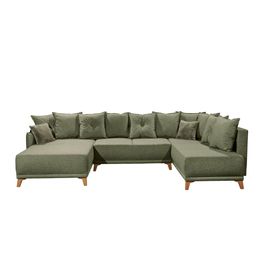 ED Lifestyle Pamplona REC 2F OTM Sofa universal aufbaubar Holzwerkstoff/Nosag Green/Green