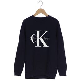 Calvin Klein Jeans Damen Sweatshirt, marineblau, Gr. 34