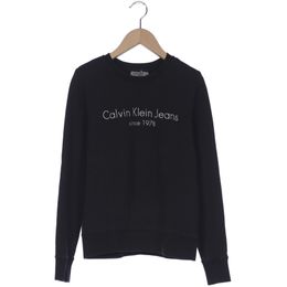 Calvin Klein Jeans Damen Sweatshirt, schwarz