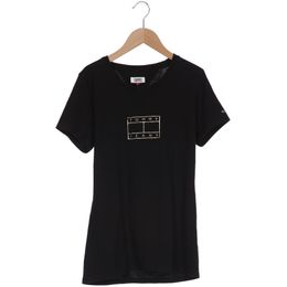 Tommy Jeans Damen T-Shirt, schwarz, Gr. 38