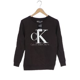 Calvin Klein Jeans Damen Sweatshirt, grau, Gr. 34