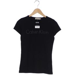 Calvin Klein Jeans Damen T-Shirt, schwarz, Gr. 38