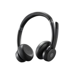 Hama Bluetooth Headset (mit Mikrofon, kabellos, On Ear, für PC, Handy) PC-Headset (Freisprechfunktion, Stummschaltung), schwarz