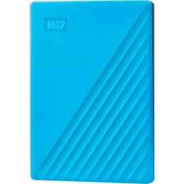 Western Digital WD My Passport externe HDD-Festplatte (2 TB), blau