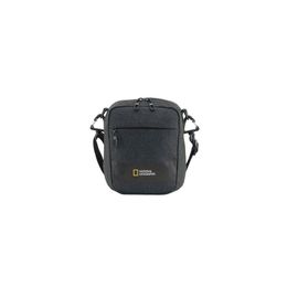 National Geographic Schultertasche SHADOW, Hergestellt aus recycelten PET-Flaschen, grau