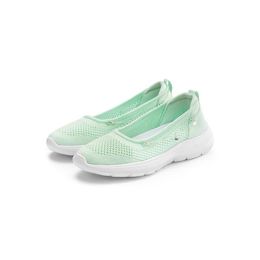 Lascana Sneaker grün Gr. 35 für Damen. Mit Zierkette