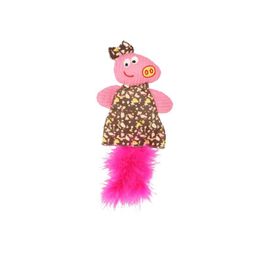 Dogman Cat Toy Pig with Catnip 10x24cm